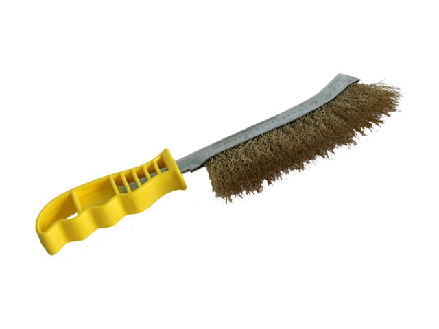 Корщетка ручная UGO LOKS с пластиковой ручкой, вогнутая, 250мм