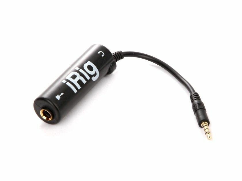 Адаптер для подключения электрогитары к смартфону iRig (гитарный интерфейс)