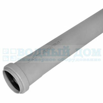 Труба канализационная 40х1000мм (серый)