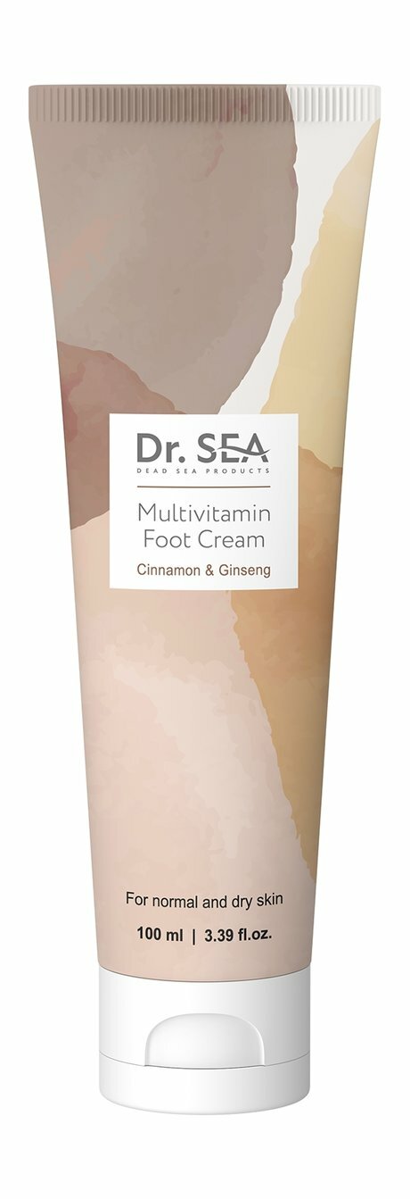 Dr.Sea Cinnamon Ginseng Multivitamin Foot Cream Крем для ног 100 мл/гр