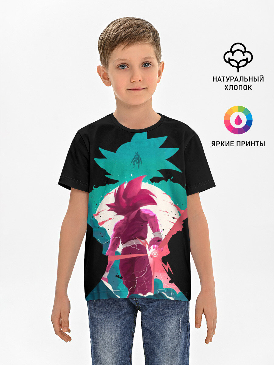 Футболка хлопковая детская Goku boys