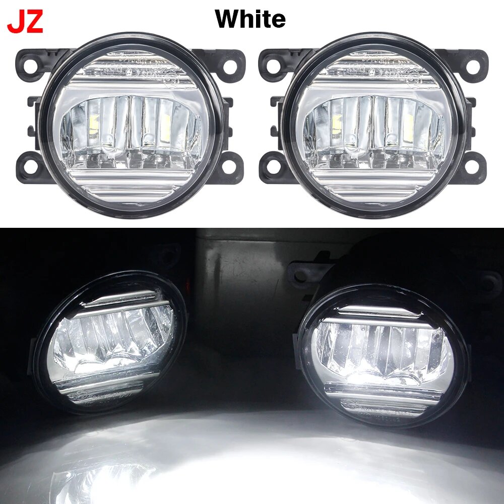 Фонарь дневной противотуманный в сборе, 2 шт, 30 Вт, H11, автомобильная левая и правая противотуманная фара, дневные ходовые огни для Peugeot рифтер 1,2, PureTech 110, 2018, 2019, 2020, 2021 JZ White