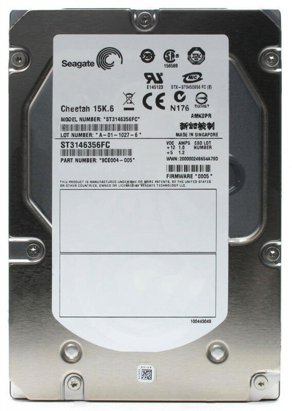 Жесткий диск Seagate FC 146Gb 10K 3.5 9V2004-027