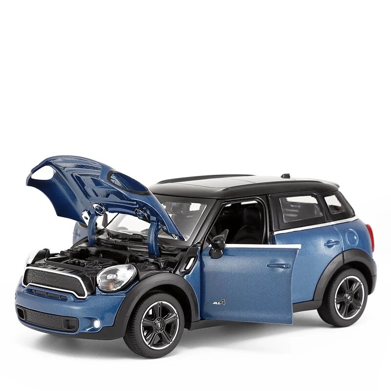 Модель автомобиля MINI Countryman из металла 1:24 Темно-синий, Blue