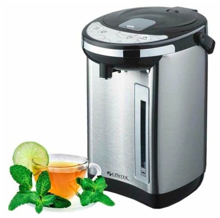 Centek Термопот Centek CT-1084, 6 л, 850 Вт, индикация включения, серебристый
