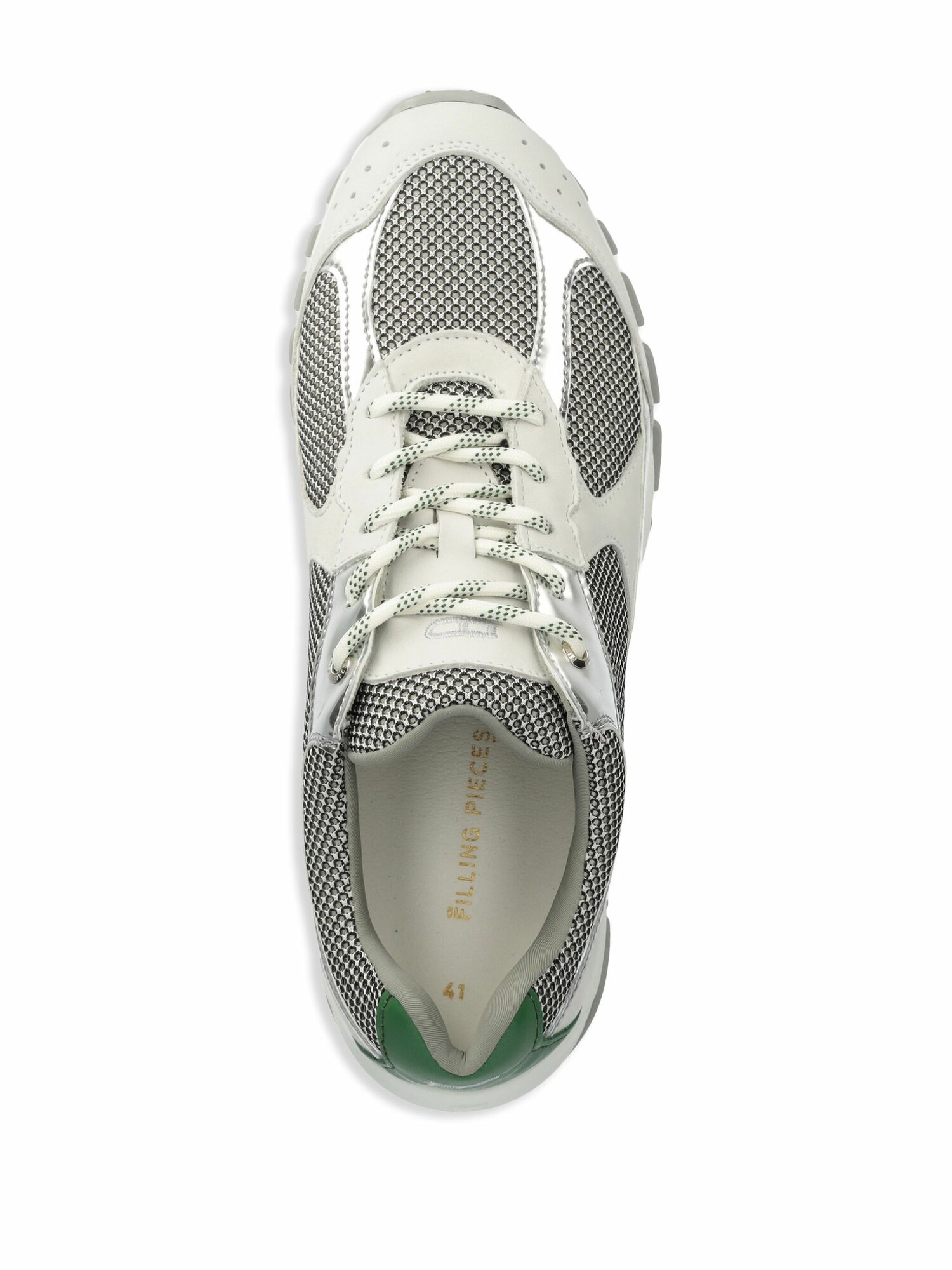 Кроссовки Filling Pieces Oryon Runner Isla, размер 40, серебристый/красный — фото 1