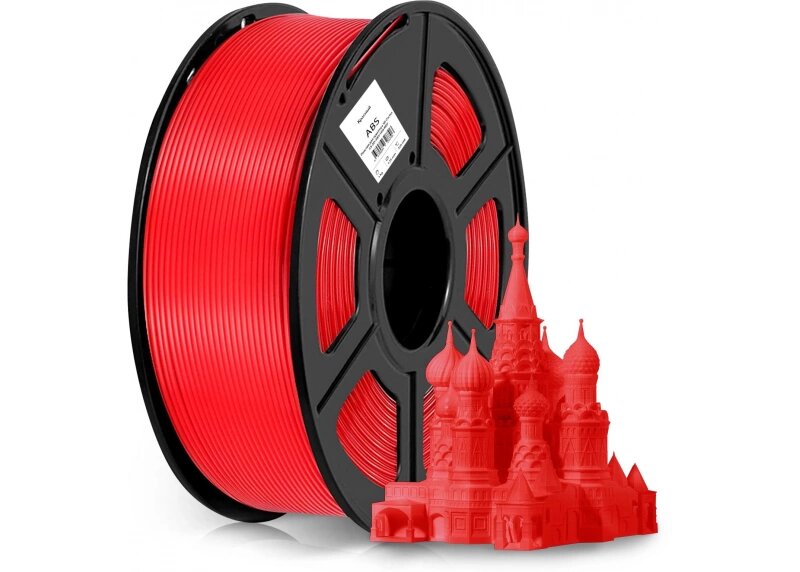Пластик для принтера 3D Cactus CS-3D-ABS-1KG-RED ABS d1.75мм 1кг 1цв.