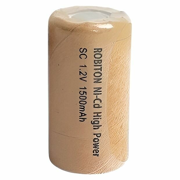 Аккумулятор ROBITON 1500мАч размера SubC (SC), 1 штука