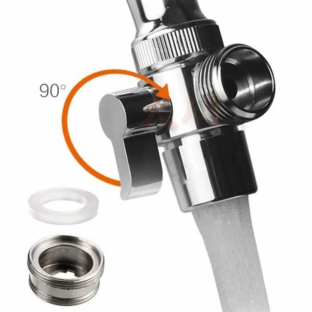 Регулируемый тройник для душа из латуни