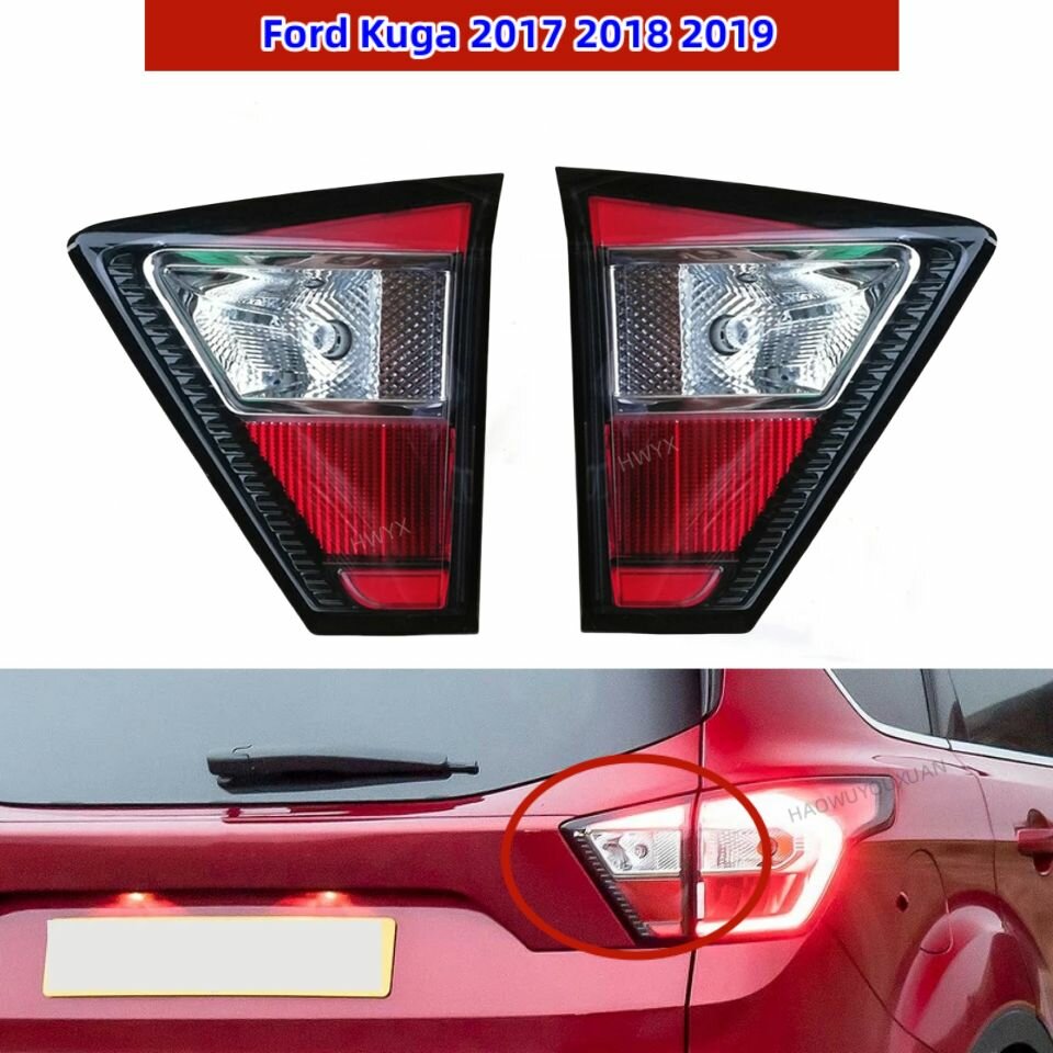 Задний фонарь заднего бампера автомобиля, указатель поворота, светодиодный в сборе, подходит для Ford Kuga 2017 2018 2019