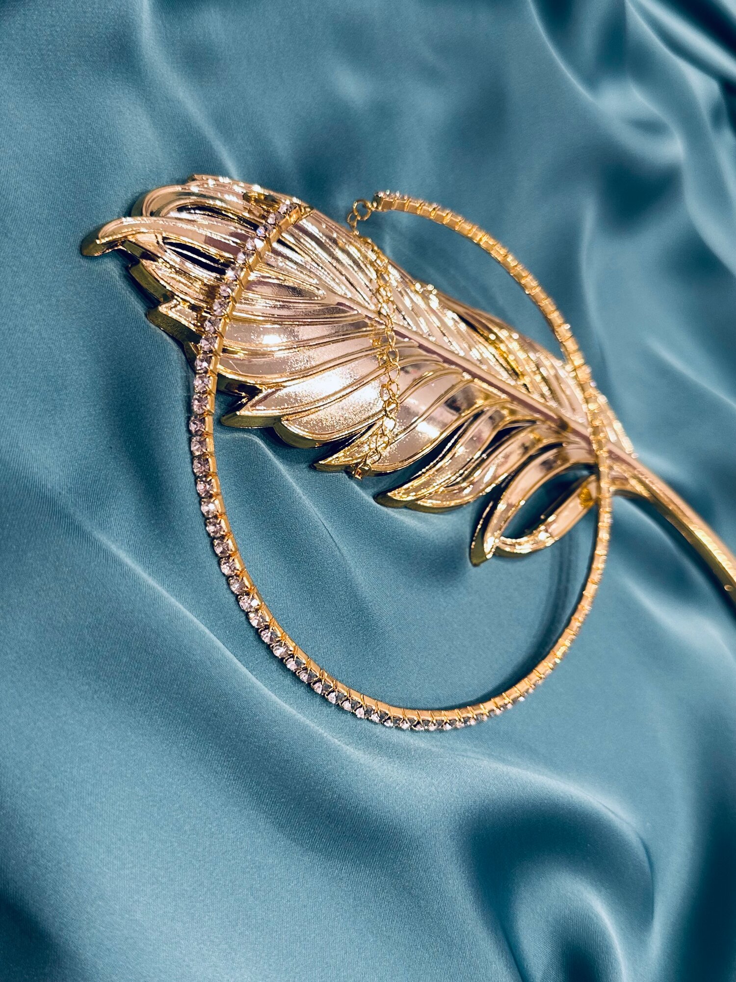 Чокер Jewellery by Marina Orlova, длина 35 см, золотистый — фото 1