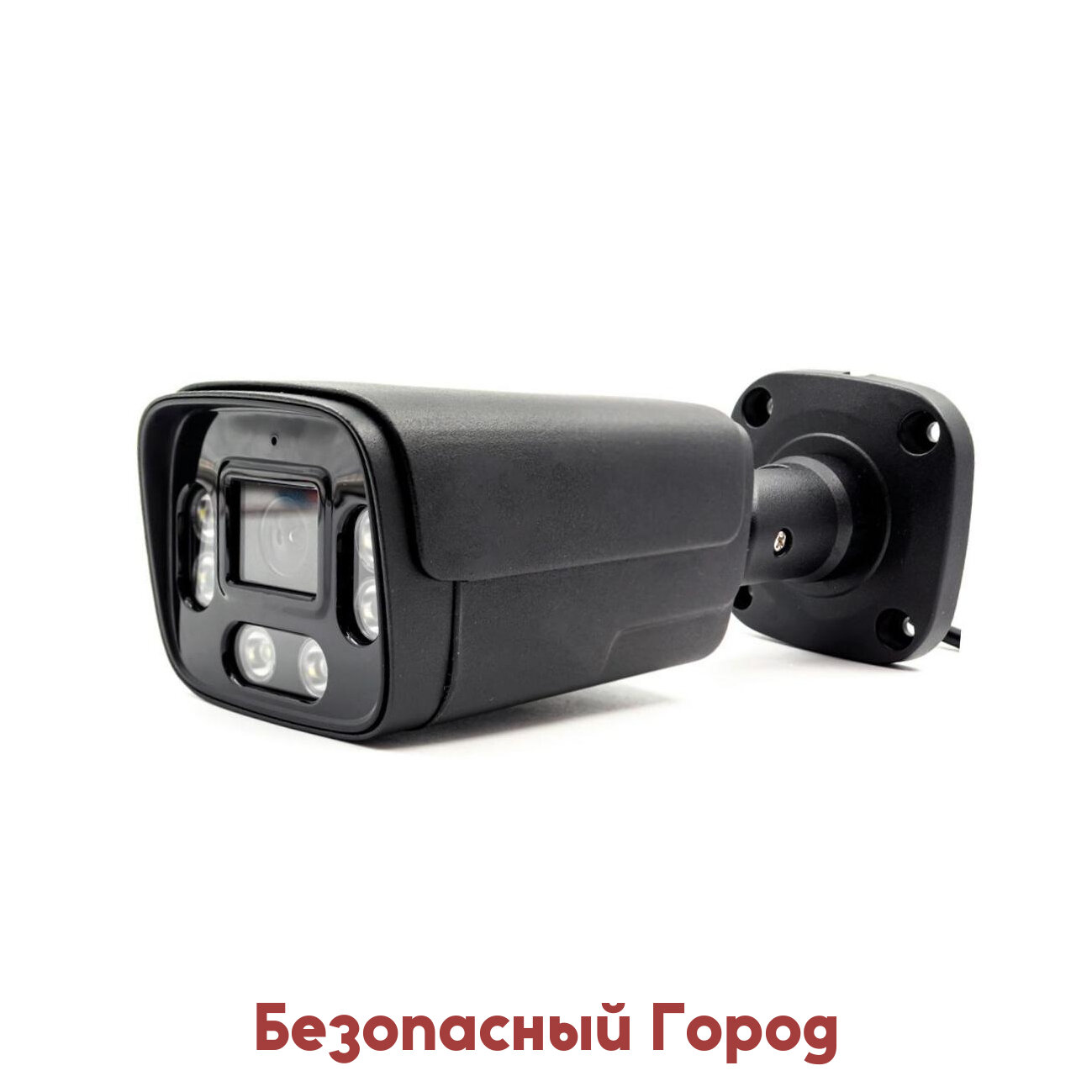 4К-8Mp Wi-Fi уличная IP камера видеонаблюдения POE HD com Mod: AB 110P (POE) (F85478LU) с датчиком движения. Встроенные микрофон и динамик. Доступ со