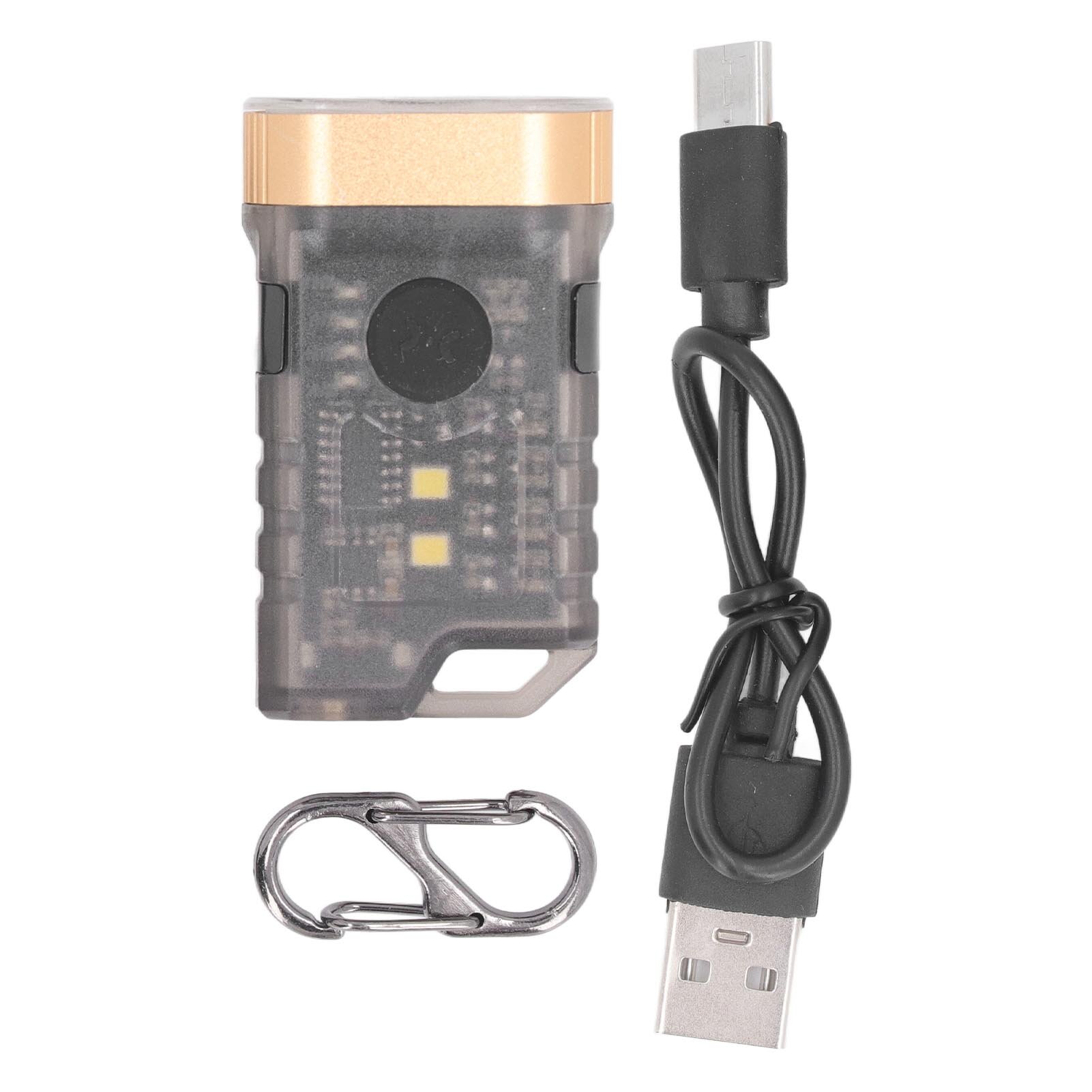 Миниатюрный светодиодный фонарик 1500 лм с мощным магнитным основанием, водонепроницаемость IPX5, перезаряжаемый аккумулятор 500 мАч, УФ-лампа 365 нм, брелок для предупреждения об опасности на открытом воздухе.