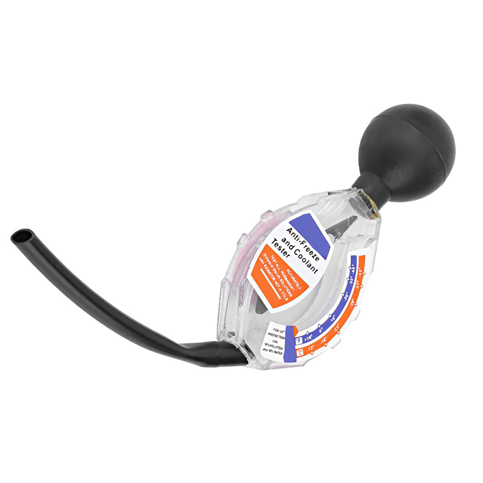 Диал-тип быстрого теста плотномер антифриза тестер охлаждающей жидкости аксессуар, материал ABS, цвет как на картинке, упаковочный список 1*тестер охлаждающей жидкости, измеряет температуру замерзания и кипения, калибровка в °C и °F