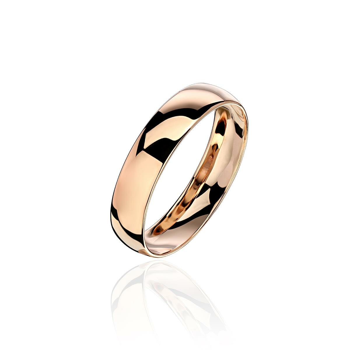 Кольцо обручальное, золото, 375 проба