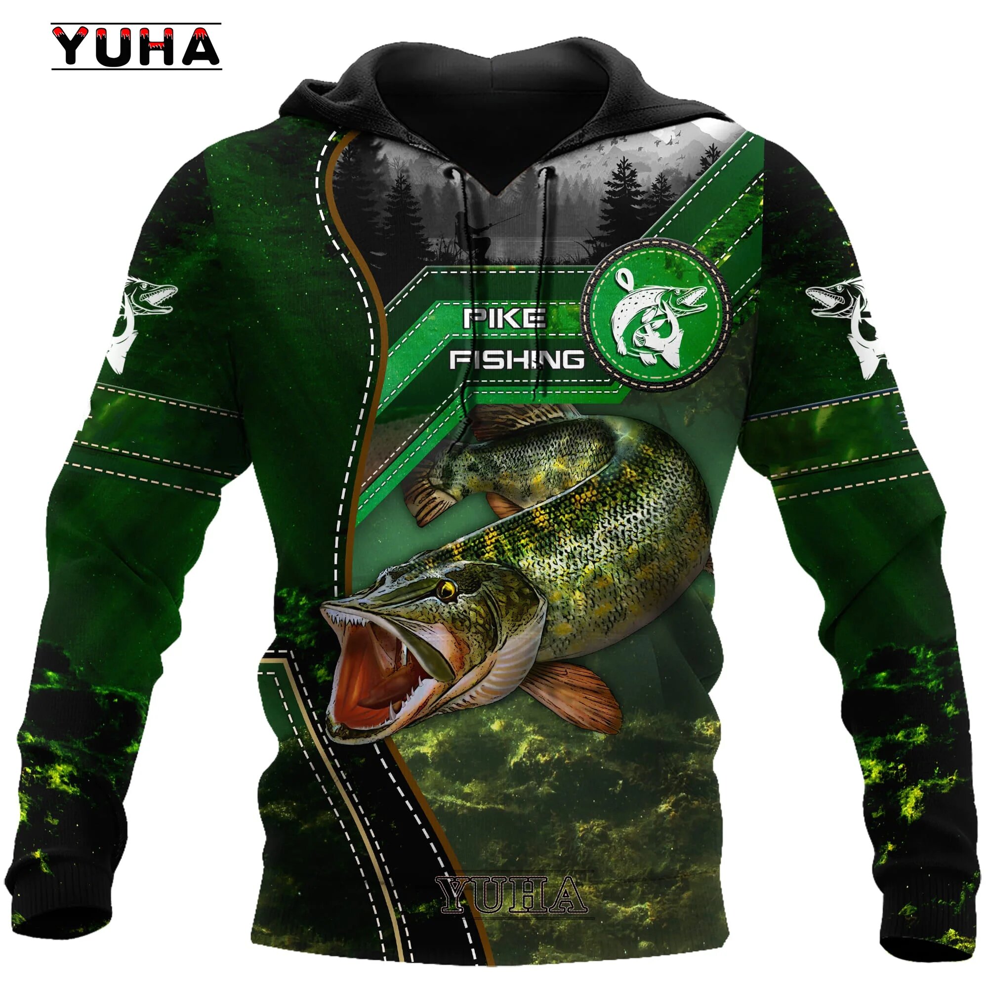 Мужская толстовка Pike Fishing 5XL, цвет LMLZHAH2024177PR