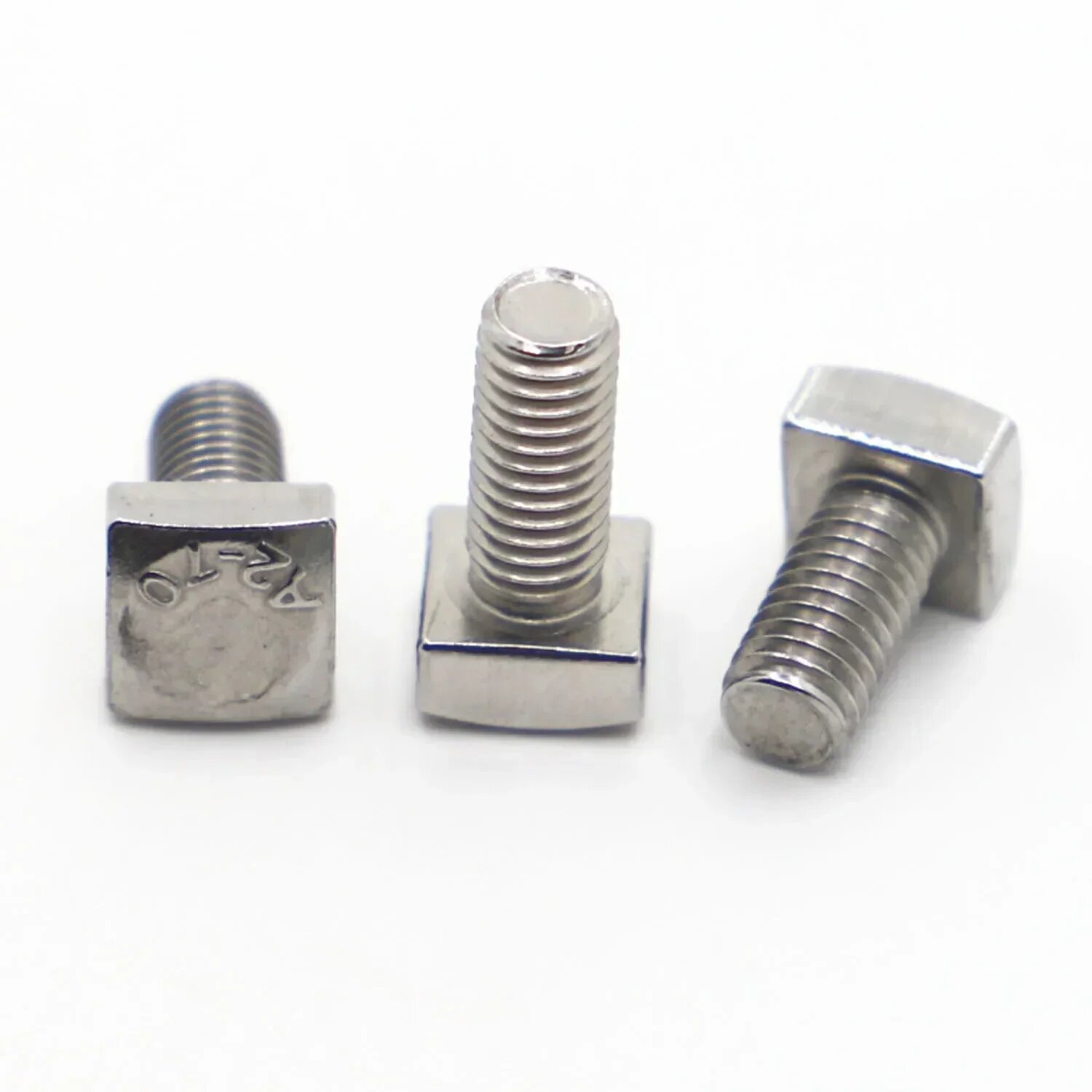 GB35 M5 M6 M8 Болт с квадратной головкой из нержавеющей стали 304 с полной резьбой Длина болта с квадратной головкой 8 мм ~ 80 мм