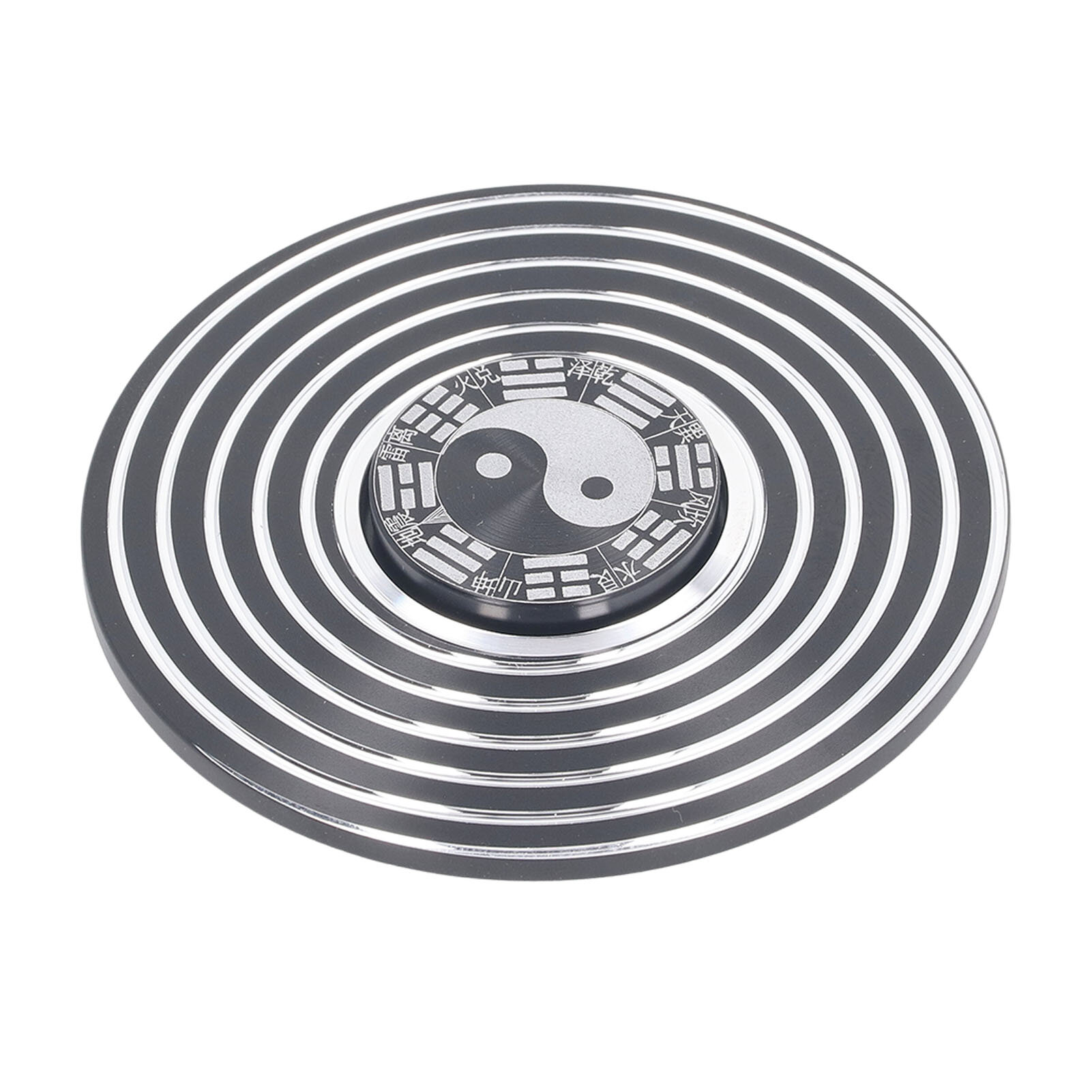 Вращающаяся игрушка для пальцев, диаметр 8 см, в китайском стиле тайцзицюань, из сплава, для снятия стресса. Игрушка для вращения руки.