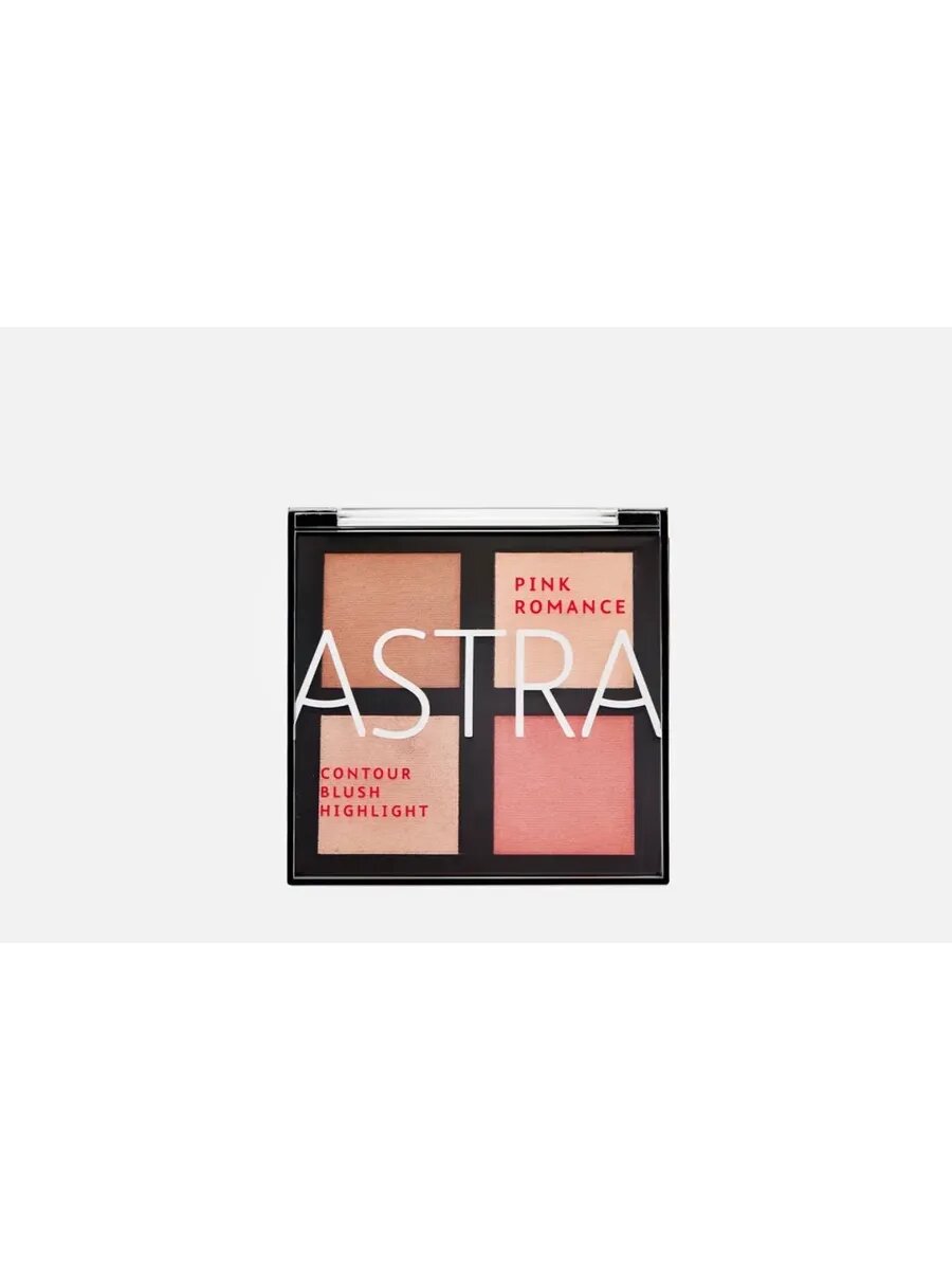 Палетка для макияжа лица Astra Make-Up Romance Palette 03 pink, румяна