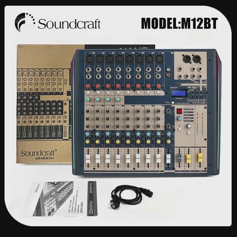 Soundcraft M12BT 12-канальный Bluetooth USB с настройкой эффекта