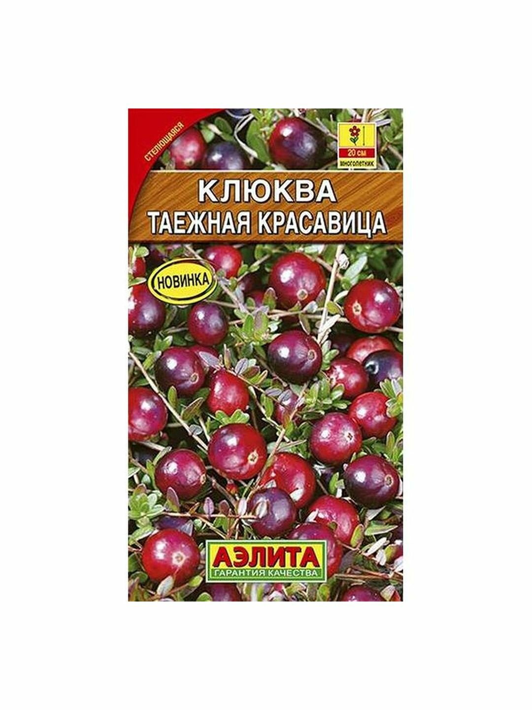 Семена Клюква Таежная красавица, Аэлита, 1 пачка - 0.02г семян