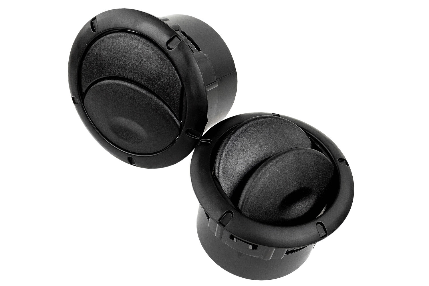 Сопла воздуховодов с черными кольцами, 2 шт на Лада Ларгус, Renault Logan, Sandero, Duster