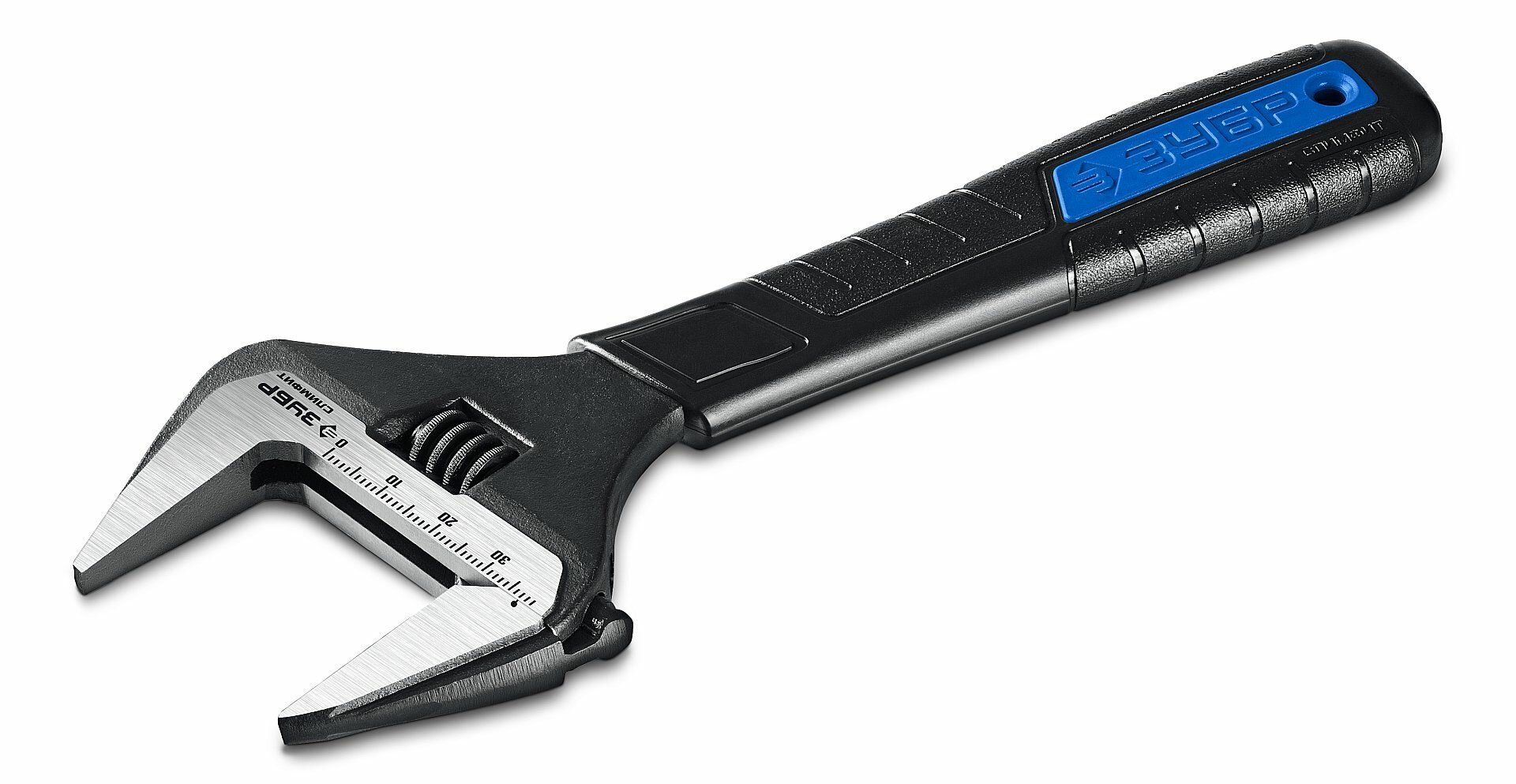 Разводной ключ 200/39 мм Зубр СлимФит 27245-20