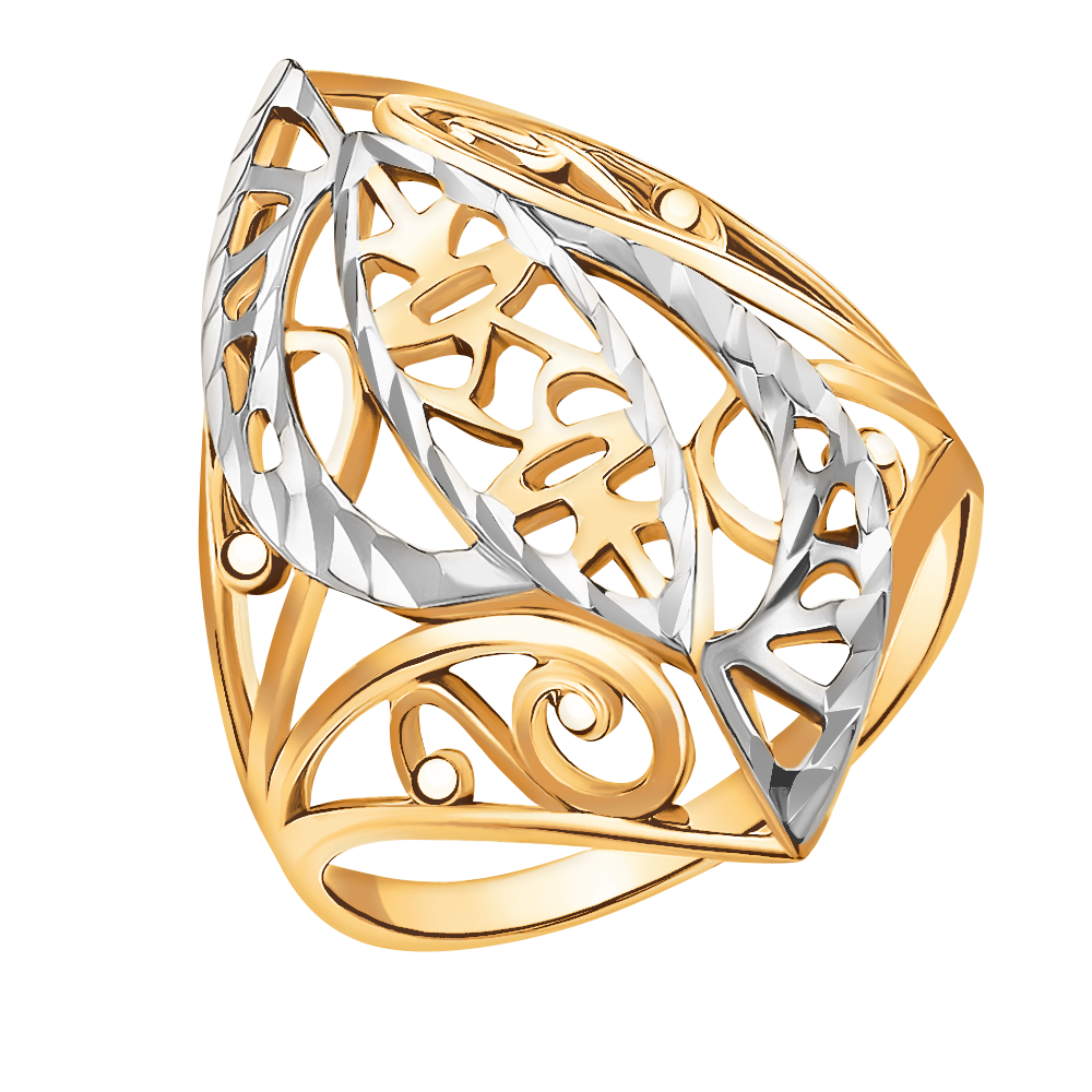 Кольцо, красное золото, 585 проба