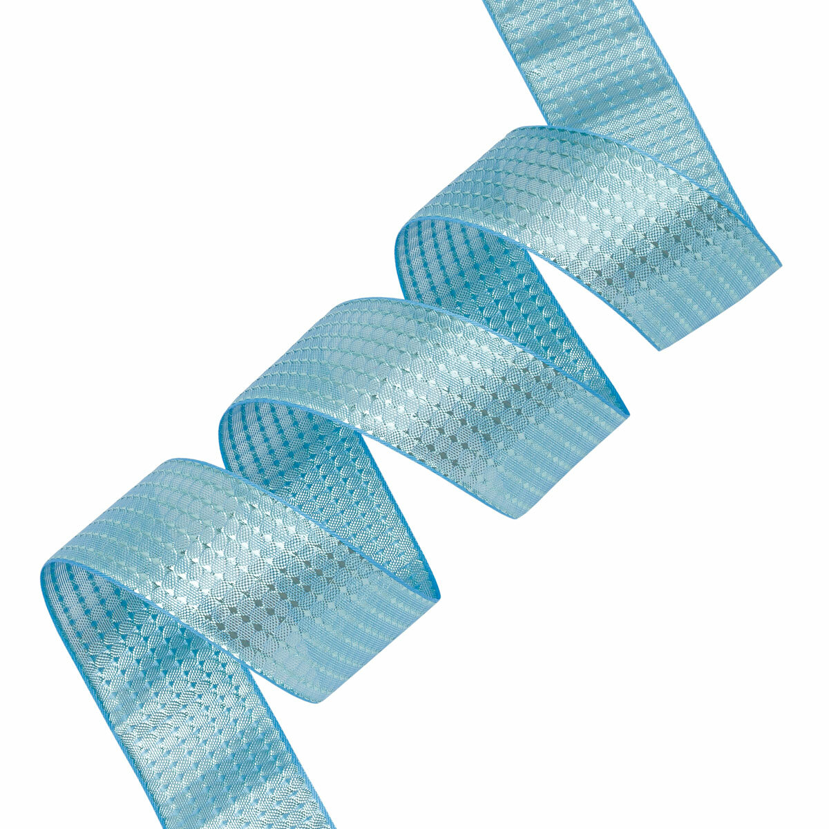 С3688Г17 Стрела-40 Лента подарочная рис.9027 40мм*25м (голубой), 25 м