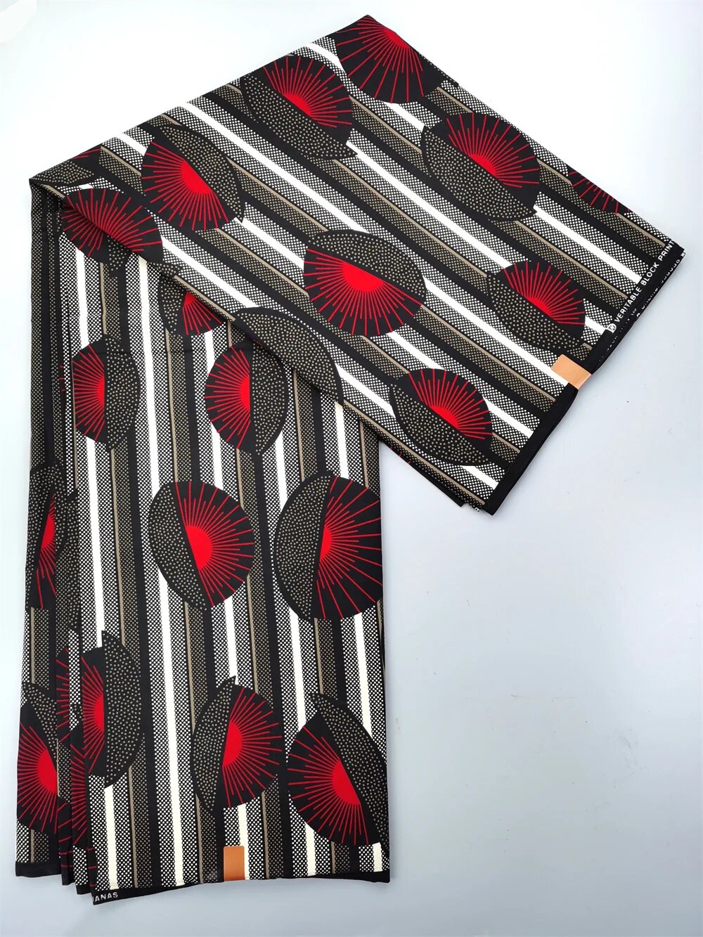 Восковая ткань Pagne Africa, 100% хлопок Лаванда