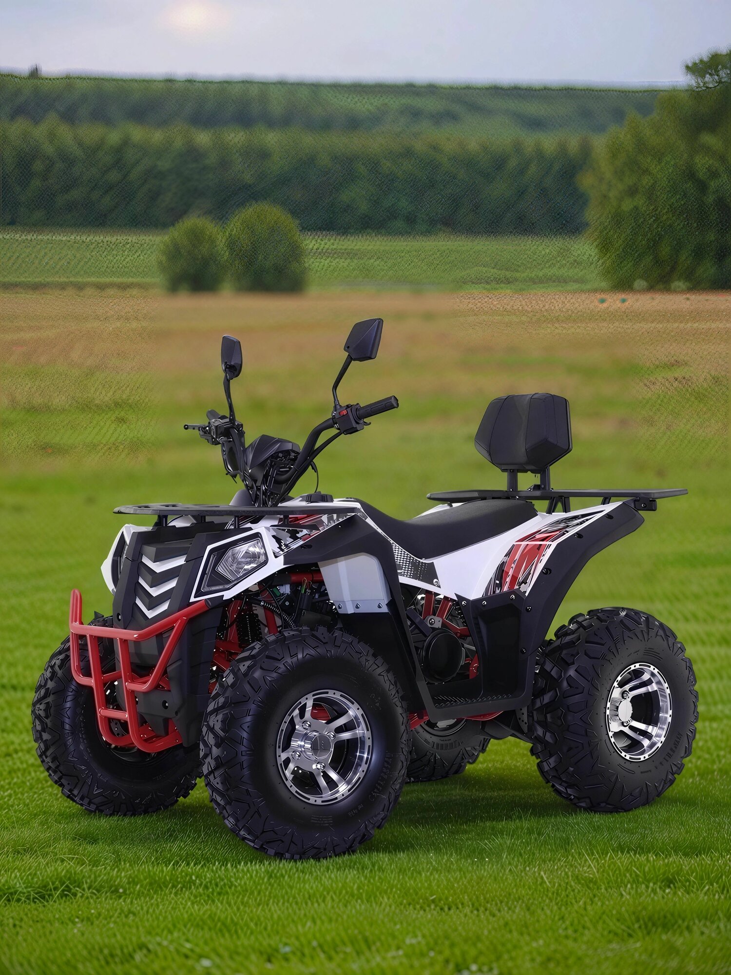 Квадроцикл COMMANDER 2.00 PLUS 180 см3 WHITE & RED
