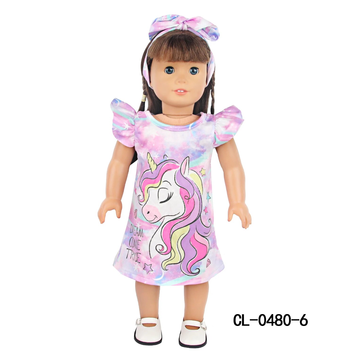 Комплект одежды для куклы 43 см Розовый, CL-0480-6