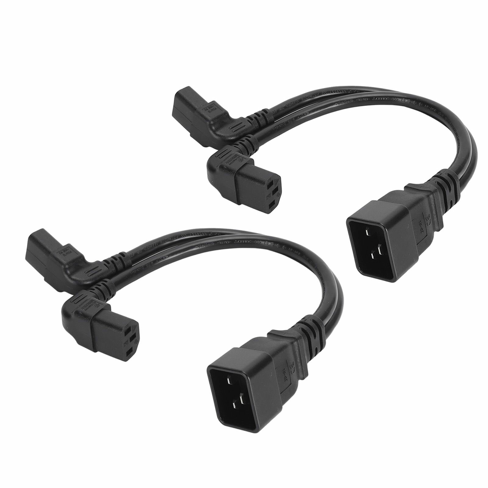 Разветвитель типа Y, 0,32 м, шнур питания IEC320 C20 к двойному IEC320 C13, кабель-разветвитель кабеля питания 1 в 2 для принтера, сканера, камеры