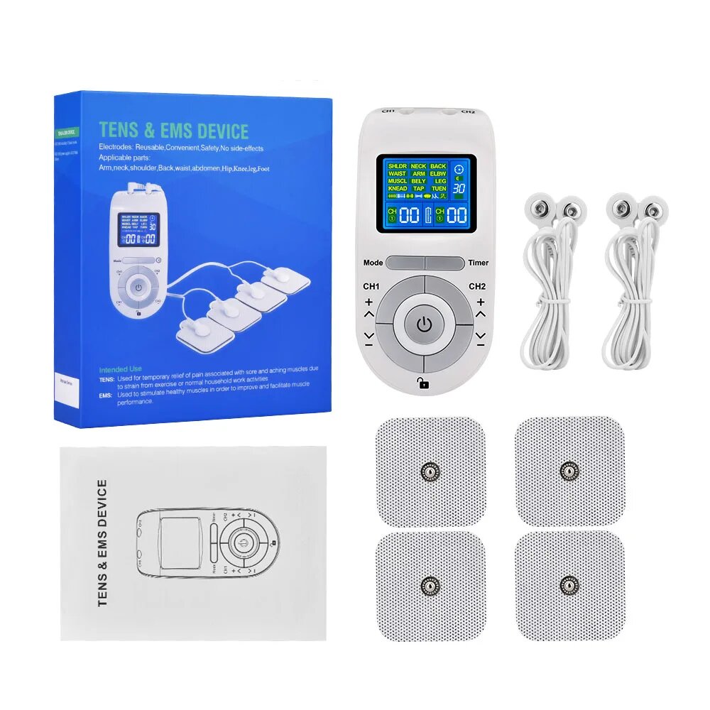 PASTSKY 12-режимный импульсный физиотерапевтический аппарат TENS 1 set device