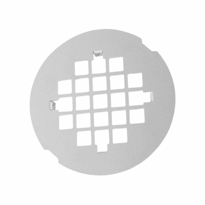 Круглая накладка для слива в полу из нержавеющей стали с пряжкой-серебристый