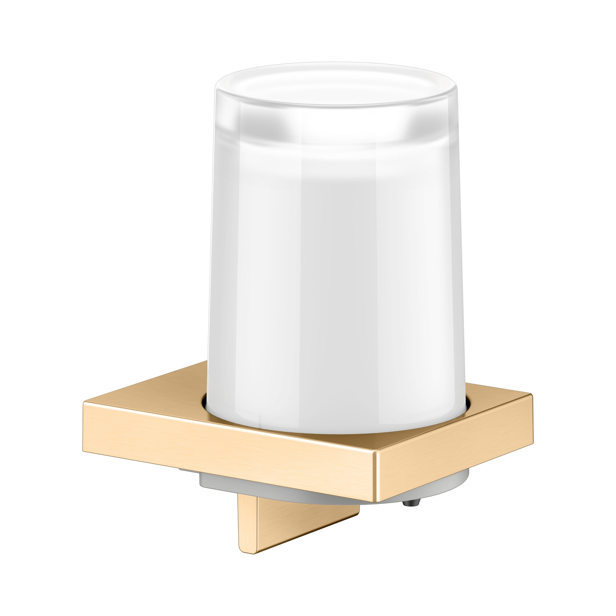 Дозатор для жидкого мыла Keuco Edition 11 настенный, 180мл, хрустальный стакан, латунь шлифованная 11152 259000