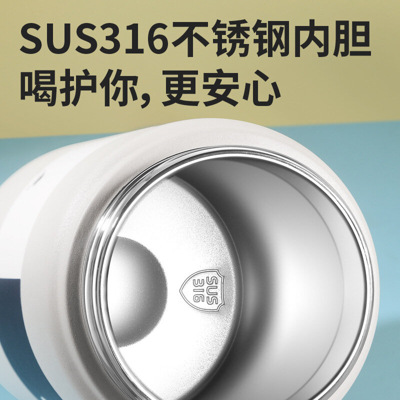 Термокружка для чая и кофе 600 мл, кружка термос непроливайка автомобильная и походная, черная