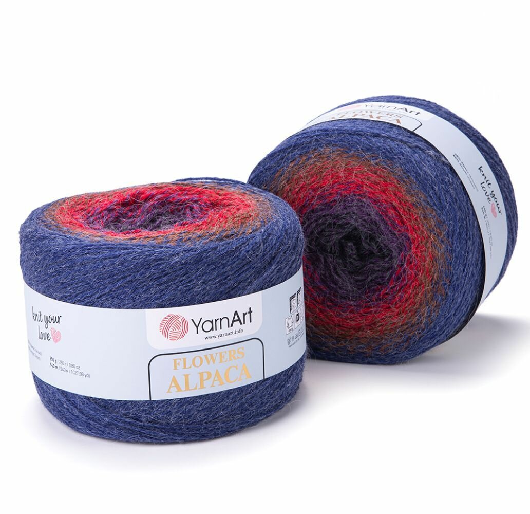 Пряжа YarnArt Flowers Alpaca (2 шт)