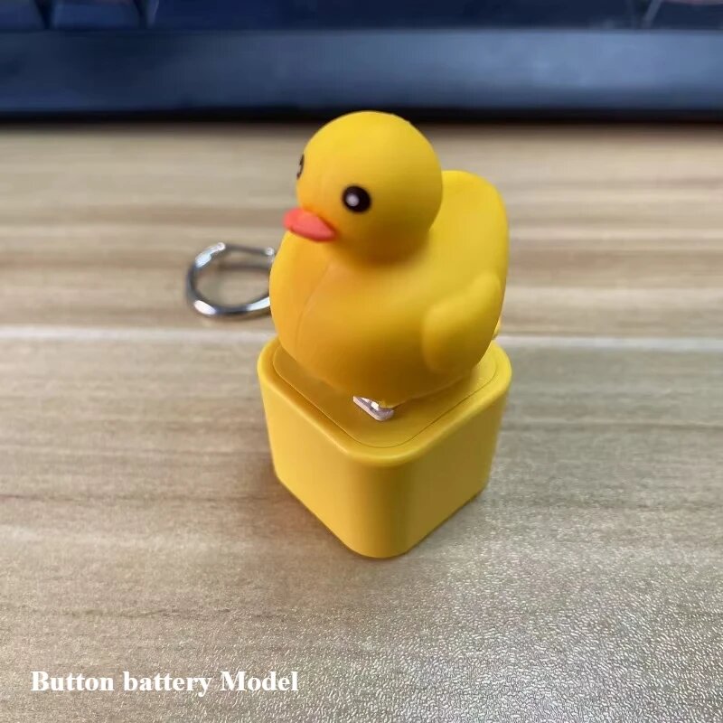 MOONBIFFY Quacky Duck брелок для клавиатуры Button battery Model