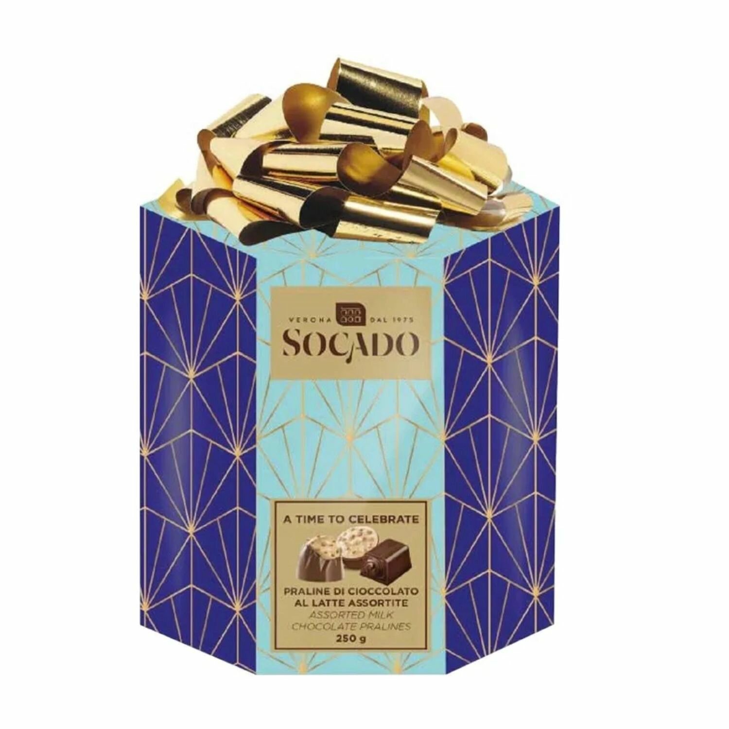 Набор шоколадных конфет Socado Art deco пралине 250 г