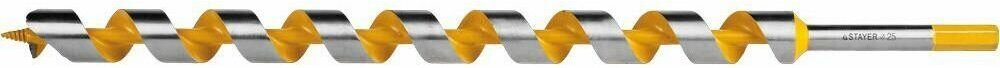 STAYER Spiral 30x450/360мм, сверло левиса по дереву, шестигранный хвостовик