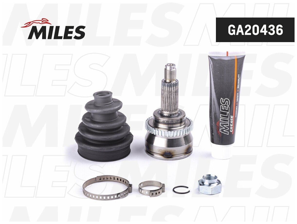 MILES ШРУС наружный SUZUKI IGNIS/JUSTY 1.3 03- (с ABS) (SKF VKJA5639) GA20436