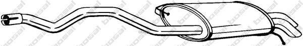 Глушитель задняя часть Bosal арт. 286-477