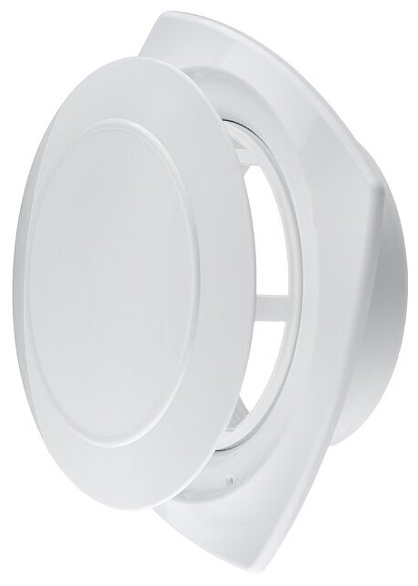 Анемостат вытяжной регулируемый Era с фланцем d160 мм белый