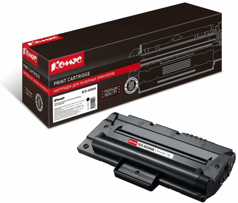 Картридж лазерный SCX-D4200A для Samsung черный совместимый, 855857