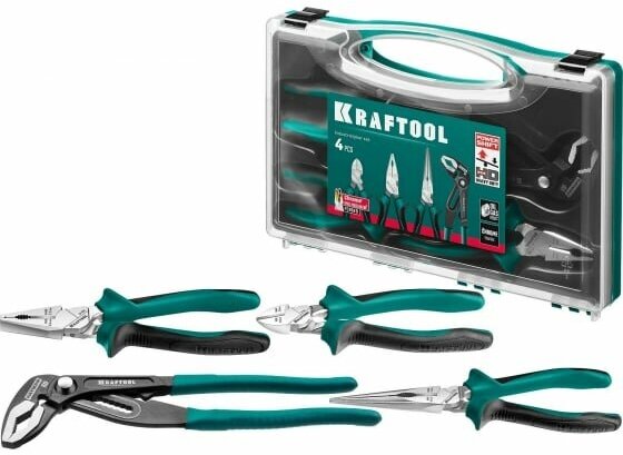 Набор губцевого инструмента KRAFTOOL 4 шт 22012