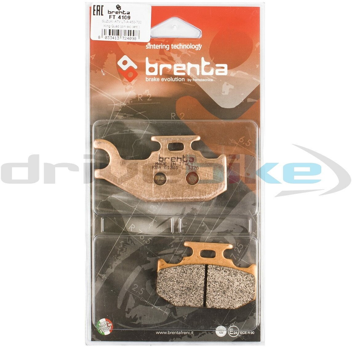 BRENTA Тормозные колодки FT 4109 Sintered