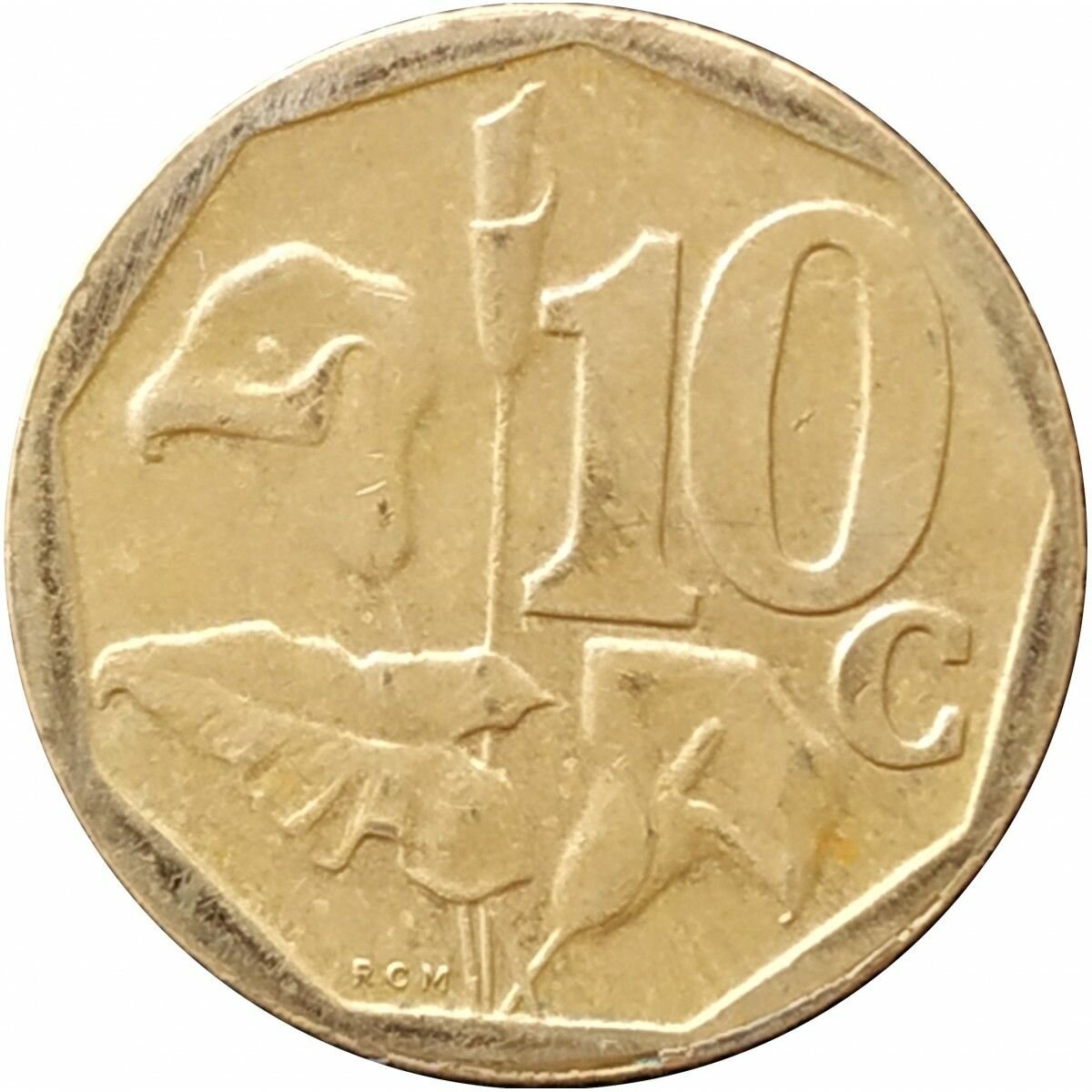 10 центов 2008 ЮАР из оборота