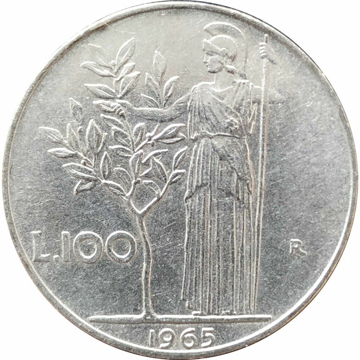 100 лир 1965 Италия из оборота