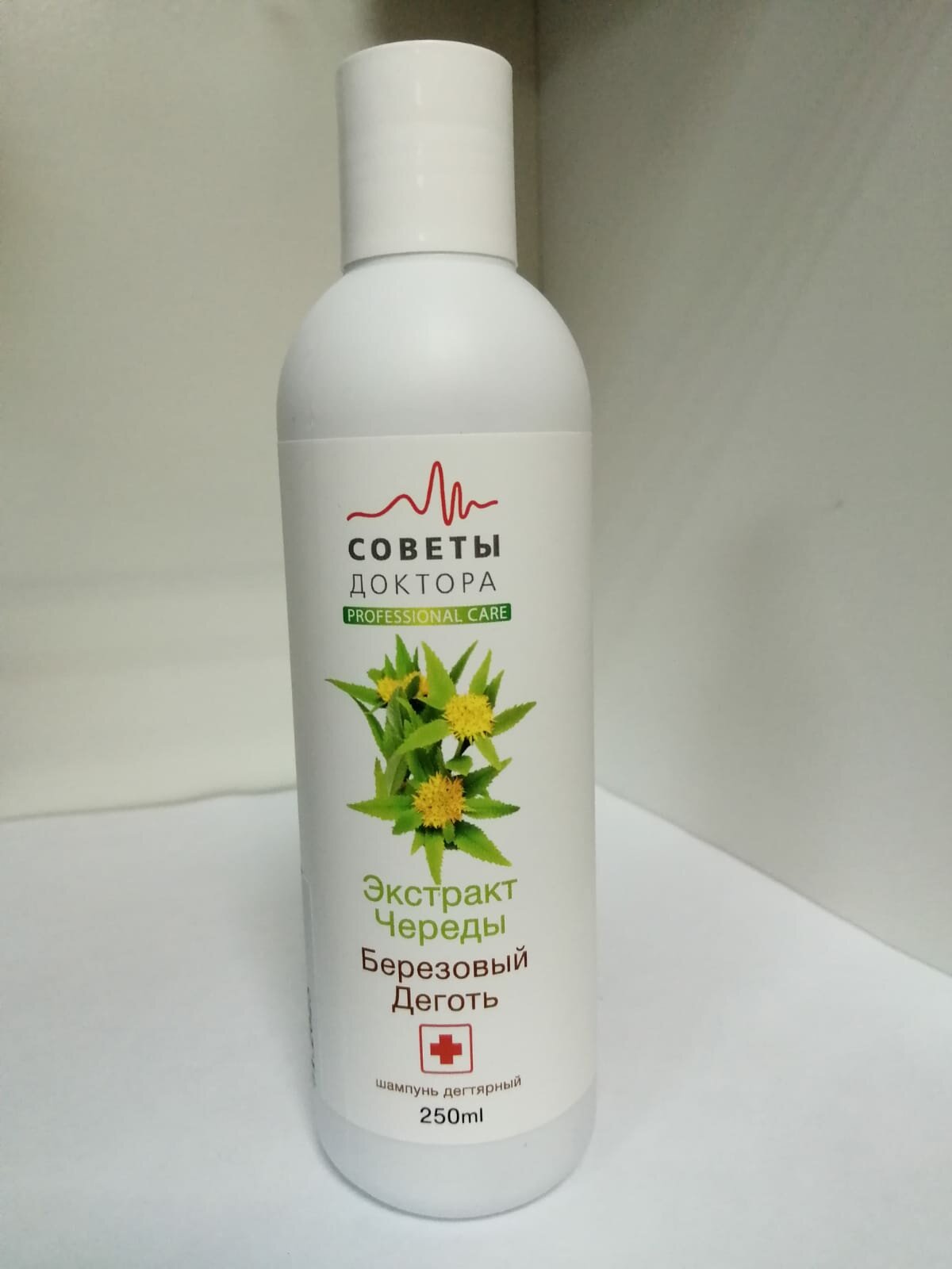 Шампунь советы доктора с очищенным берестовым (березовым) дегтем и экстрактом череды 250 мл